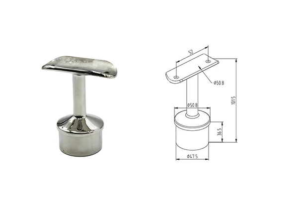 Handrail Support For Tube Φ50.8 - KeLin Manchinery